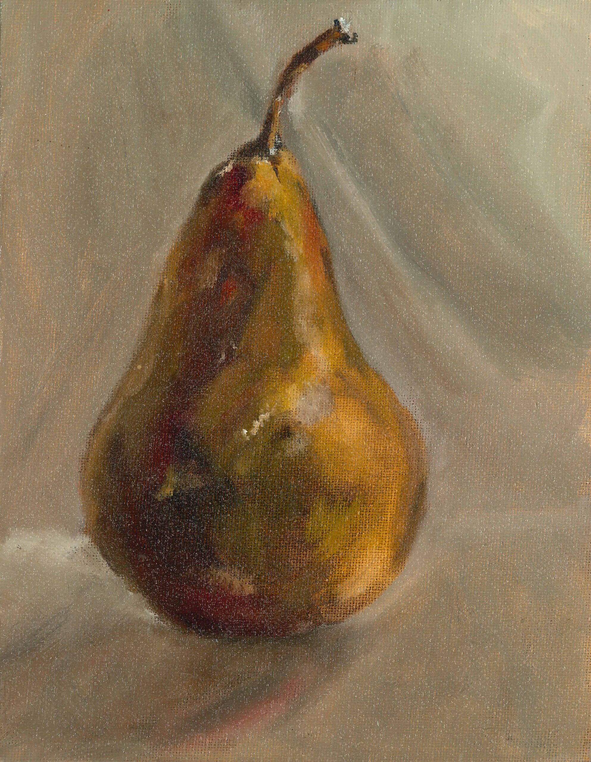 Golden Pear Oil Painting - Elizabeth Gleason